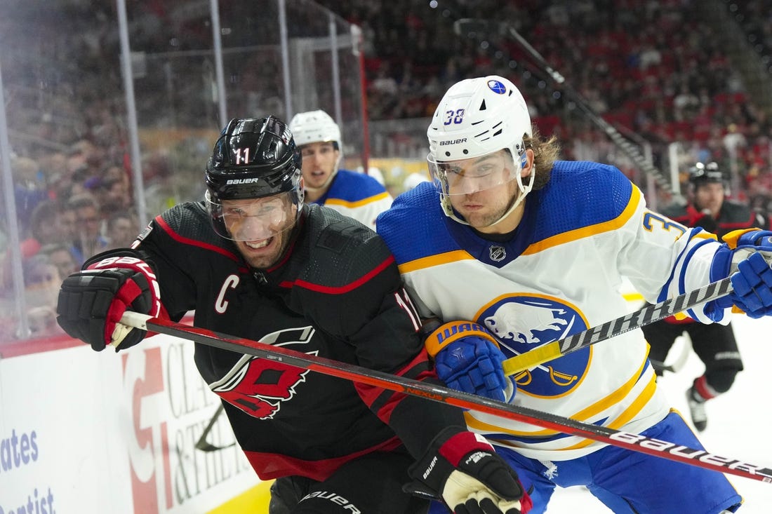 NHL News: Sebastian Aho's four-point night leads Canes over Sabres - CWEB