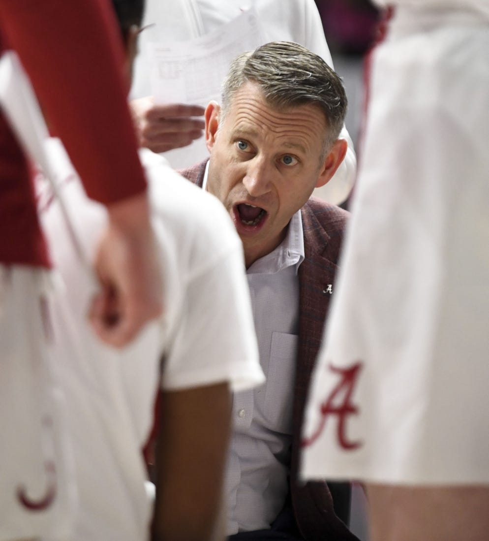 Alabama coach Nate Oats pushes Mizzou player, apologizes - CWEB