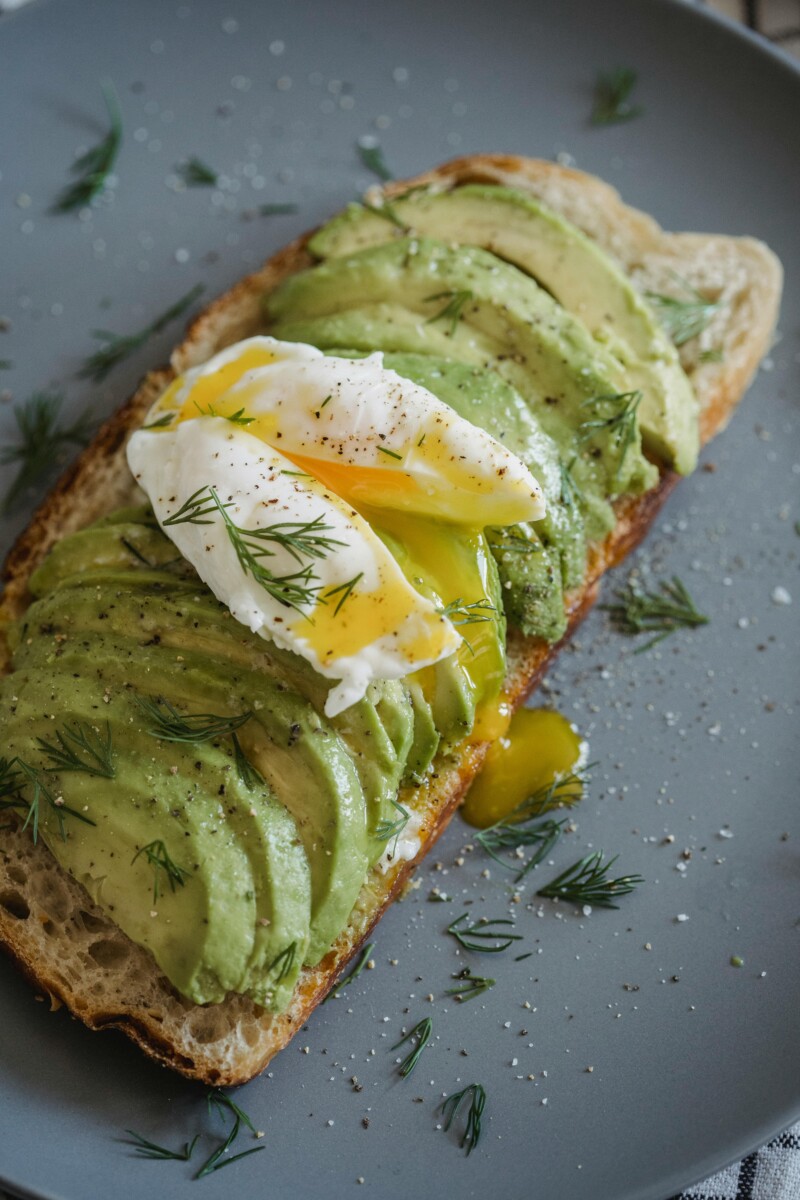 Open-Faced Cold Avocado and Egg on Whole Grain Bread Recipe by CWEB - CWEB