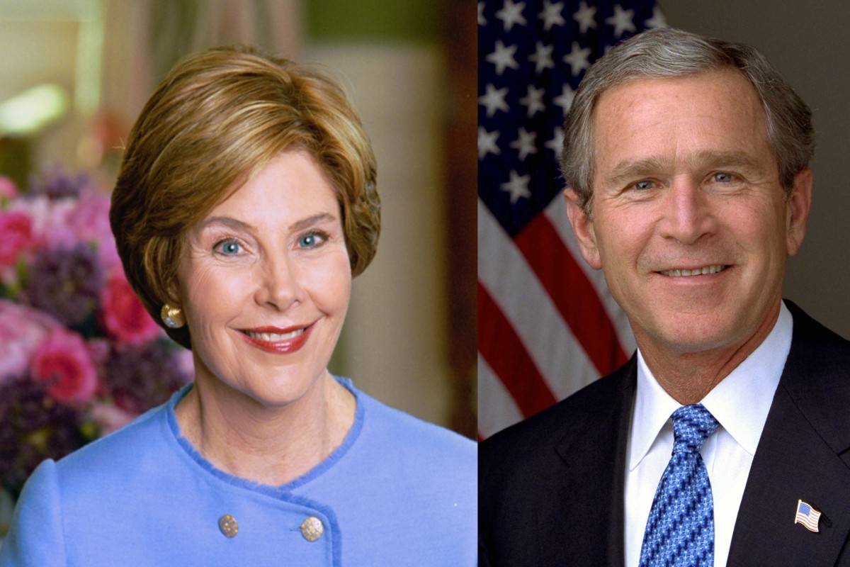 George W Bush and Laura Bush welcome grandson, CWEB, web fans send ...